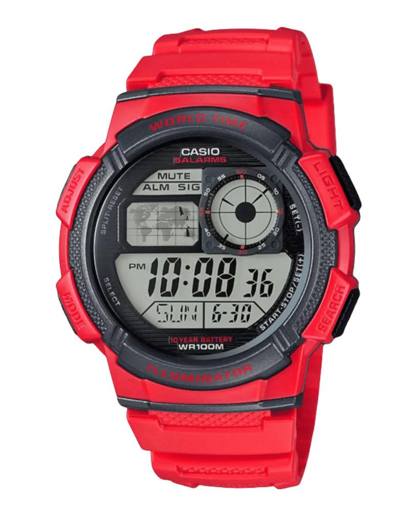 Casio AE-1000W-4AVDF – Stylish Digital World Time Watch