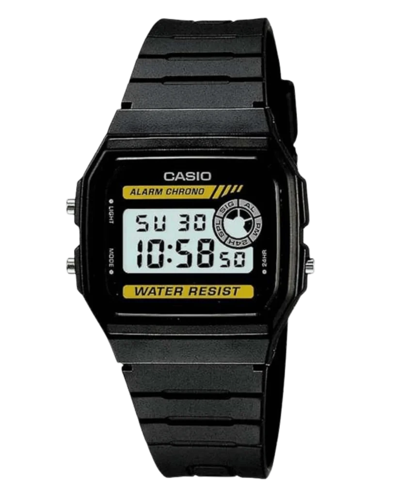 Casio F-94WA-9DG – Stylish Digital Watch with Yellow Accents